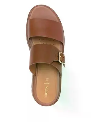Geox Buckle-detail Platform Sandals