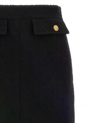 Chloé Bouclé Pocket Midi Skirt