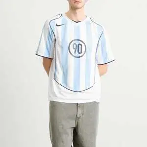 Nike T90 Football Jersey - Psychic Blue/white/black