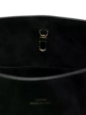 TOTEME Suede Shoulder Bag - Black