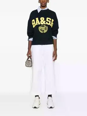 Ba&sh Benjamin Logo-print Sweatshirt