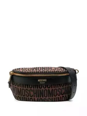 Moschino Gold Tone Belt Bags For Women