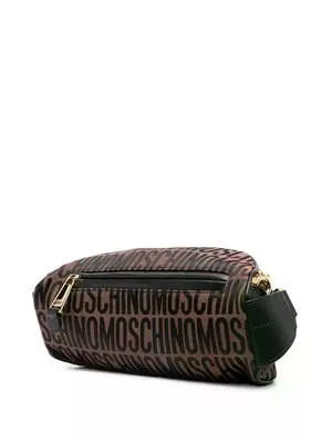 Moschino Jacquard-logo Motif Belt Bag
