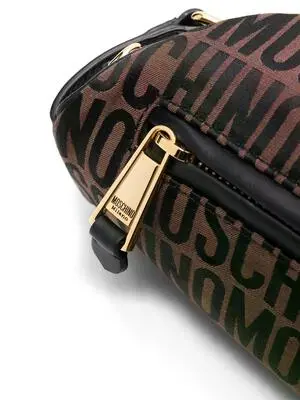 Moschino Jacquard-logo Motif Belt Bag