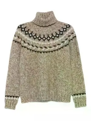P.a.r.o.s.h Laila High-neck Sweater - Neutrals