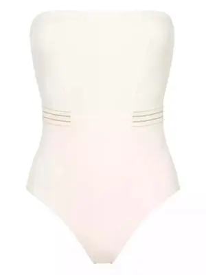 ERES Pétillant Strapless One Piece Swimsuit - White