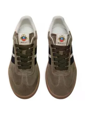 Bally Crest Suede Sneakers