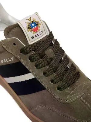 Bally Crest Suede Sneakers