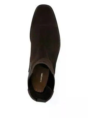 TOM FORD Elastic-panel Suede Boots