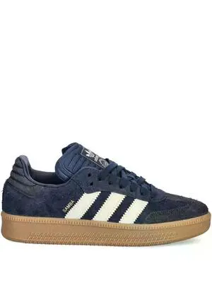 Adidas Samba Xlg Three-stripe Sneakers - Blue
