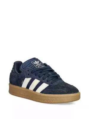 Adidas Samba Xlg Three-stripe Sneakers - Blue