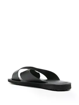 Geox Erice Cross-strap Leather Sandals