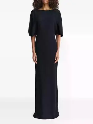 16Arlington Dona Cape-sleeve Maxi Dress