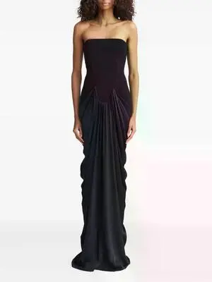 16Arlington Strapless Draped Gown