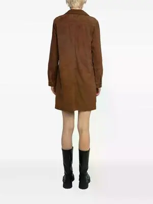 Zadig&Voltaire Remacha Lace-up Mini Dress - Brown