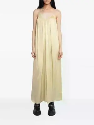 Zadig&Voltaire Ristym Spaghetti-strap Maxi Dress - Neutrals