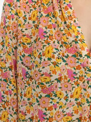 Zadig&Voltaire Tink Floral-print V-neck Tunic Top