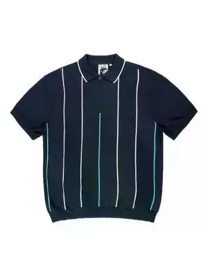 BISOUS SKATEBOARDS Striped-pattern Polo Shirt