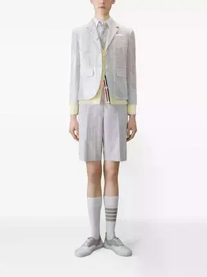 Thom Browne Four-bar V-neck Cashmere Cardigan