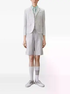 Thom Browne Oxford Round-collar Shirt - Blue