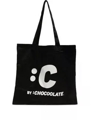 CHOCOOLATE Graphic Tote Bag - Black