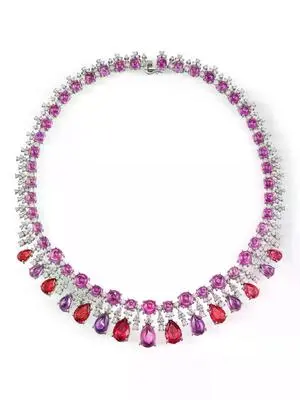 ANABELA CHAN 18k Gold Multi-stone Necklace - Pink