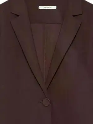 Malìparmi Single-button Notched-lapels Jacket - Brown