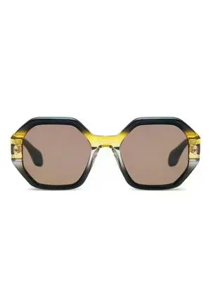 GIGI STUDIOS Geometric-framed Sunglasses - Black