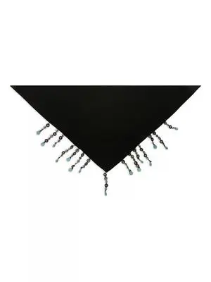 Pinko Beaded-fringe Scarf