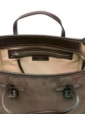 GIANNI CHIARINI Miss Marcella Suede Tote Bag - Brown