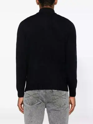 DRUMOHR High-neck Zip-up Sweater