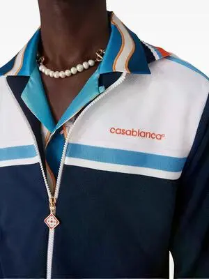 Casablanca Panelled Zip-up Jacket