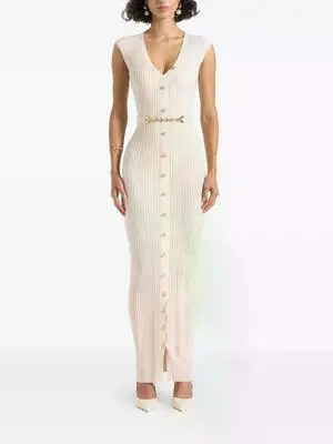 Maniere De Voir Ribbed Day Dresses