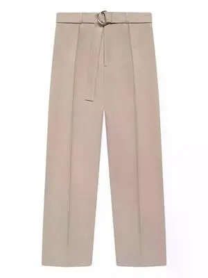 Manière De Voir Relaxed Fit Belted Tailored Trousers