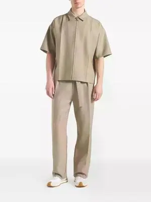Manière De Voir Relaxed Fit Belted Tailored Trousers