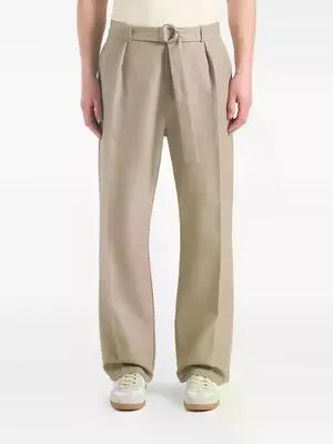 Manière De Voir Relaxed Fit Belted Tailored Trousers