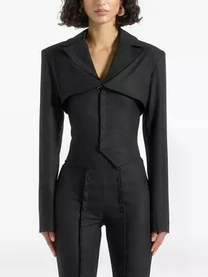 Manière De Voir Lise Cropped Blazer Set