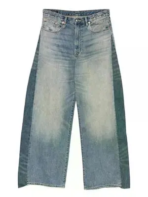 R13 Colour-block Panelled Jeans