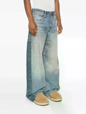 R13 Colour-block Panelled Jeans