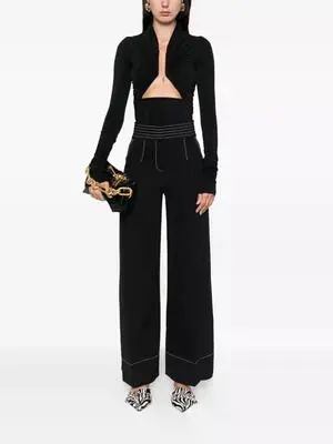 Karl Lagerfeld Contrast-stitching Trousers