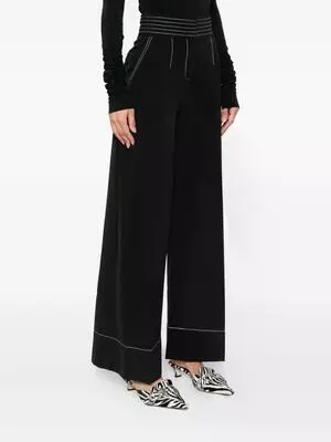 Karl Lagerfeld Contrast-stitching Trousers