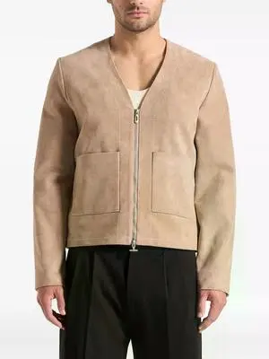 Manière De Voir Contrast-stitch Zip-fastening Jacket