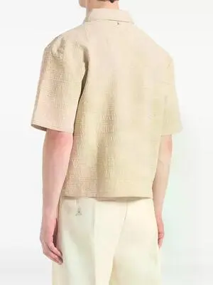 Manière De Voir Simon Boxy Textured Polo Shirt