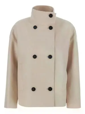 Harris Wharf London Button Detailed Outerwear For Women