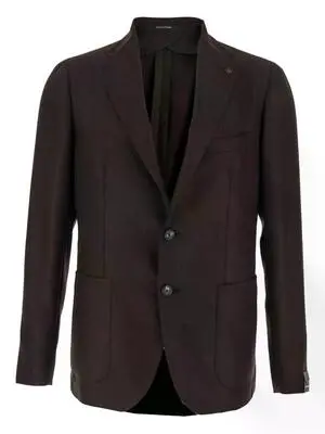 Tagliatore Single-breasted Patch-pocket Blazer