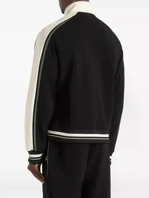 Manière De Voir Contrast-whipstitch Raglan Track Jacket