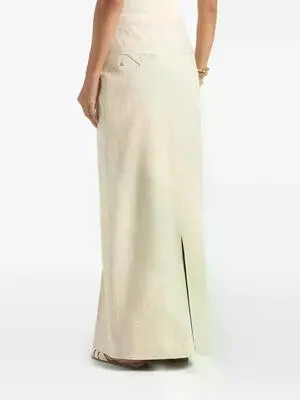 Manière De Voir Regine Maxi Skirt - Neutrals