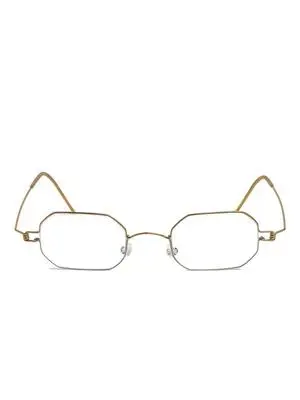 LINDBERG Geometric-framed Glasses - Gold