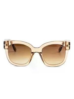 TOM FORD Beatrix Cat-eye Frame Sunglasses - Neutrals
