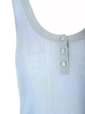 Chloé Ribbed Button-fastening Top